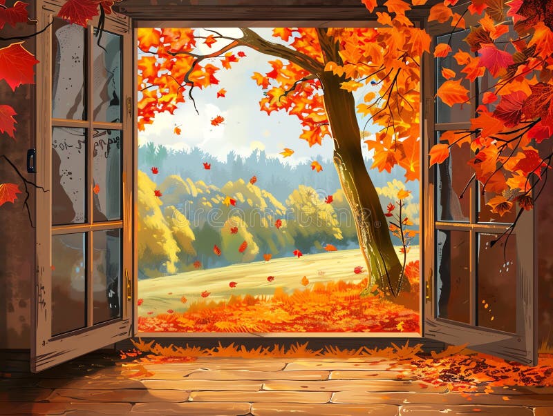 190 Window Open Falling Leaves Stock Photos - Free & Royalty-Free Stock ...