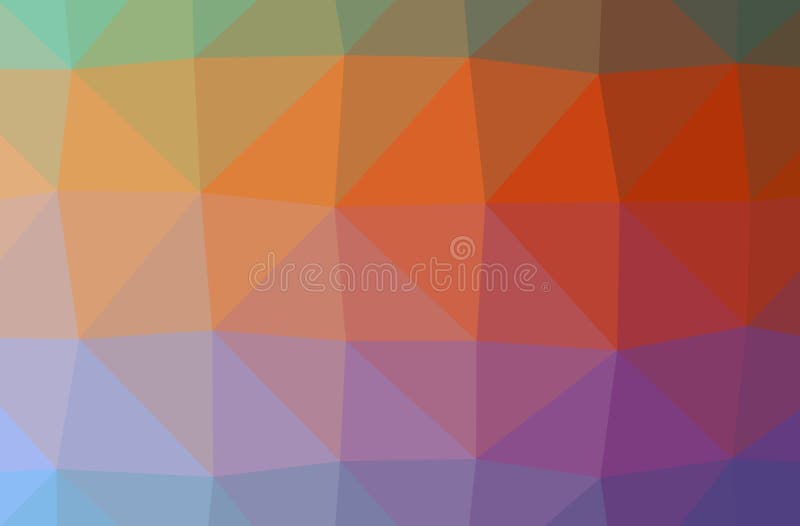 Illustration of Orange Abstract Polygonal Nice Multicolor Background ...