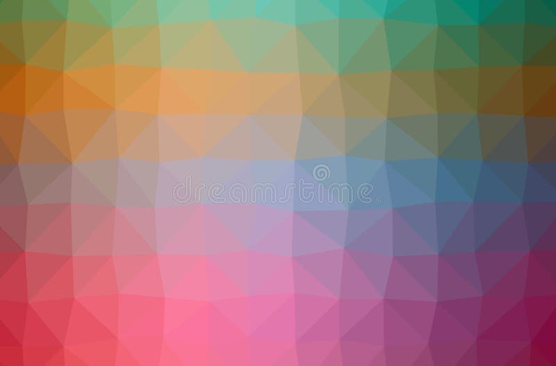 Illustration of Orange Abstract Polygonal Nice Multicolor Background ...