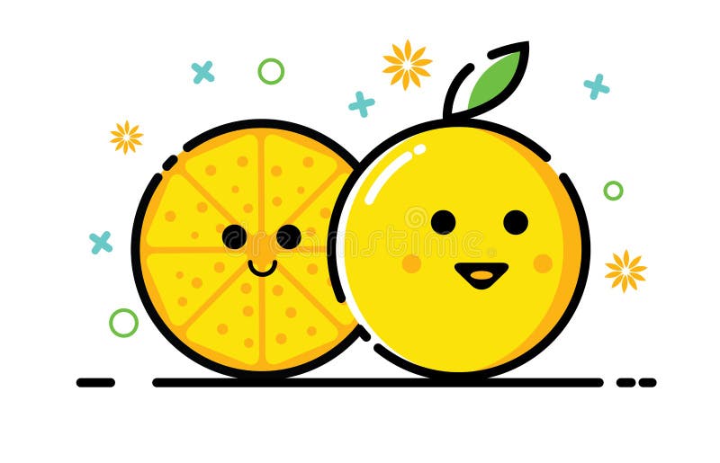 Illustration of Orange Cartoon Available Stock Illustration ...