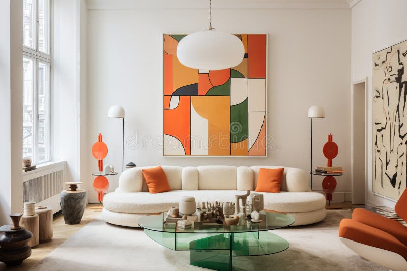 Illustration of Orange and Green Light-filled Compositions this ...