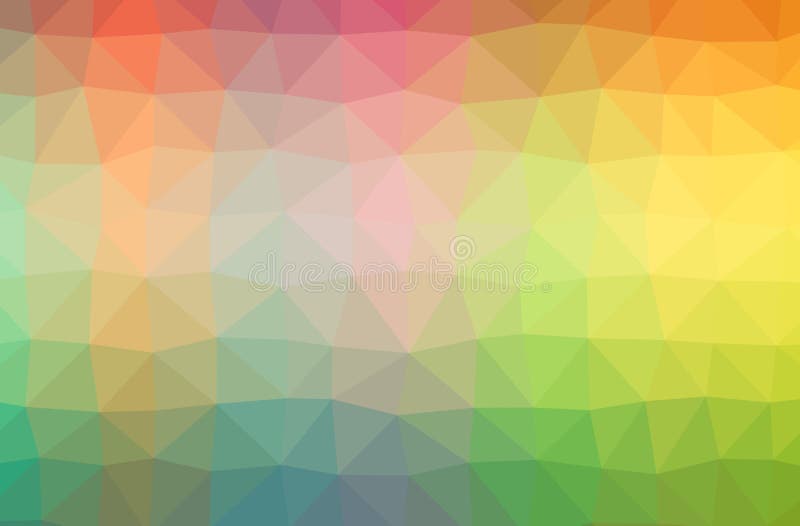 Illustration of Orange Low Poly Elegant Multicolor Background. Stock ...