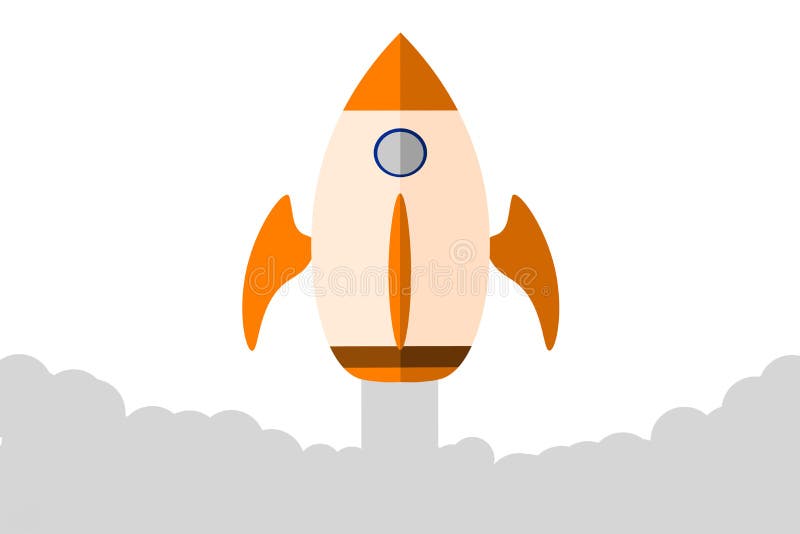 Going Up Rocket Stock Illustrations – 127 Going Up Rocket Stock ...
