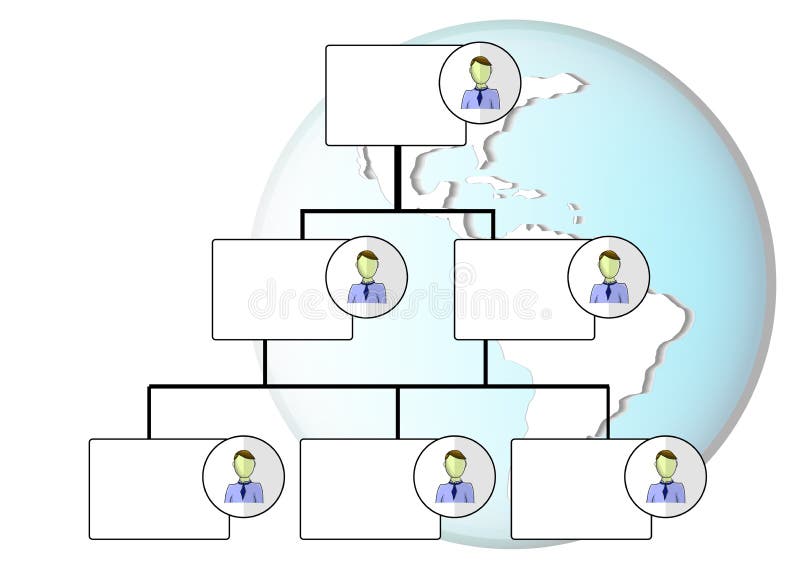 Illustration of organogram stock illustration. Illustration of ...