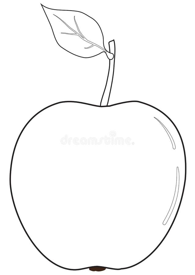 Apple Outlines Stock Illustrations – 960 Apple Outlines Stock ...