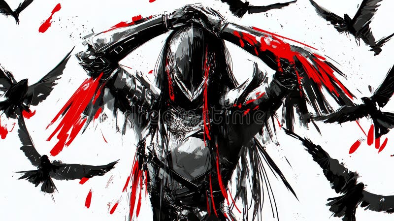 An Illustration Painting Depicting a Combat Scene between the Devil of ...