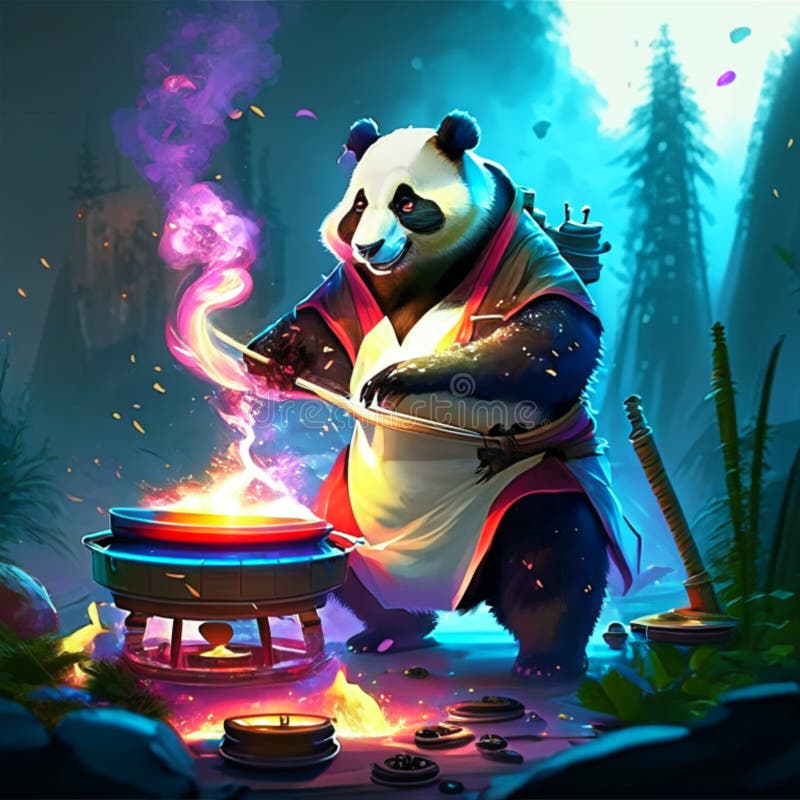 Panda Fire Stock Illustrations – 387 Panda Fire Stock Illustrations ...