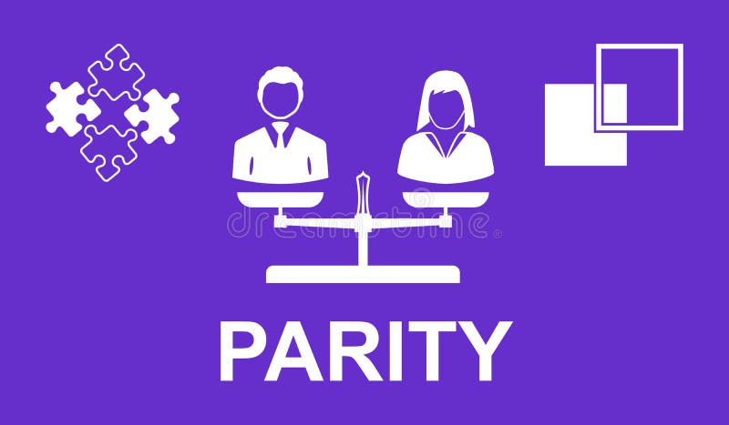 Concept of parity stock illustration. Illustration of business - 239793735