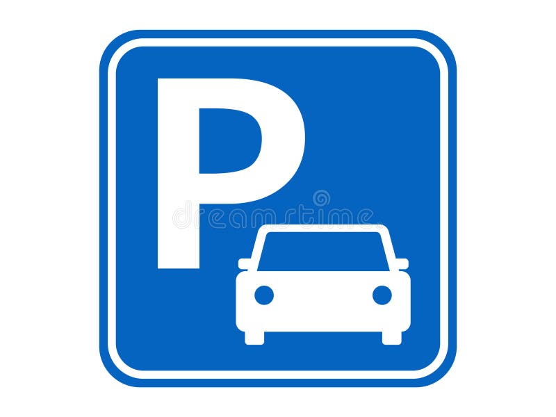 Illustration of a Parking Lot Sign (parking Icon) Stock Illustration ...