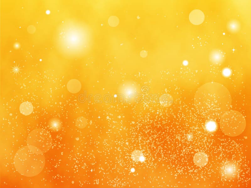 Particle Background Orange Color Stock Vector - Illustration of stylish ...