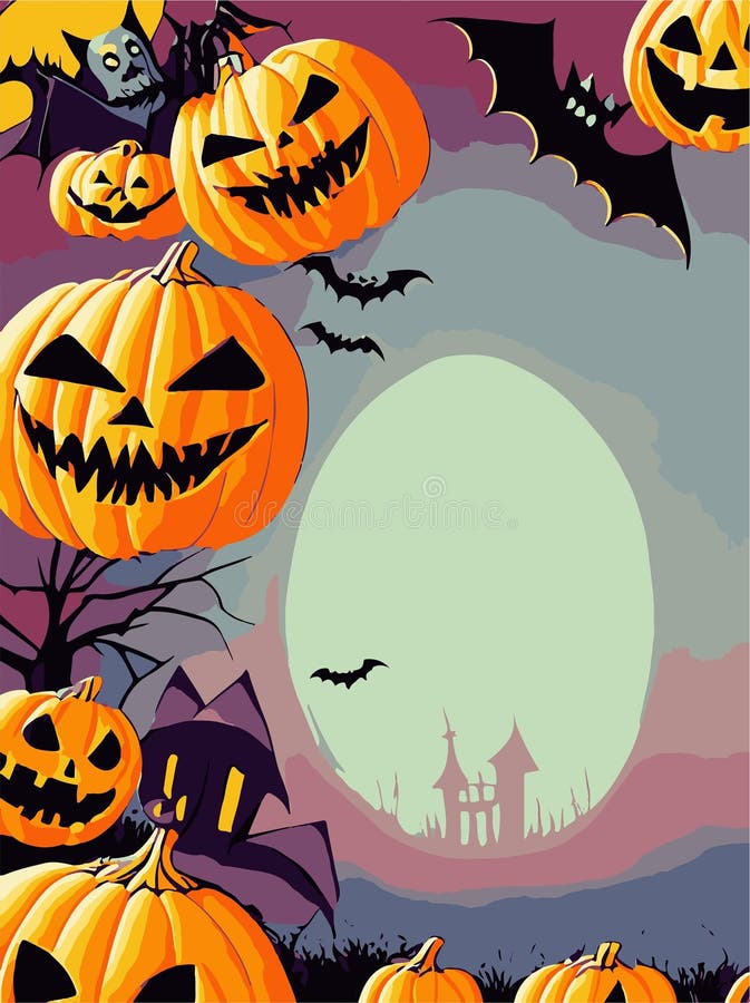 Illustration Parts Set that Can Be Used for Halloween Stock Vector ...
