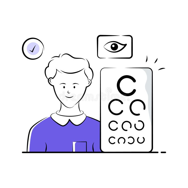 Eye Vision Test Stock Illustrations – 7,655 Eye Vision Test Stock ...