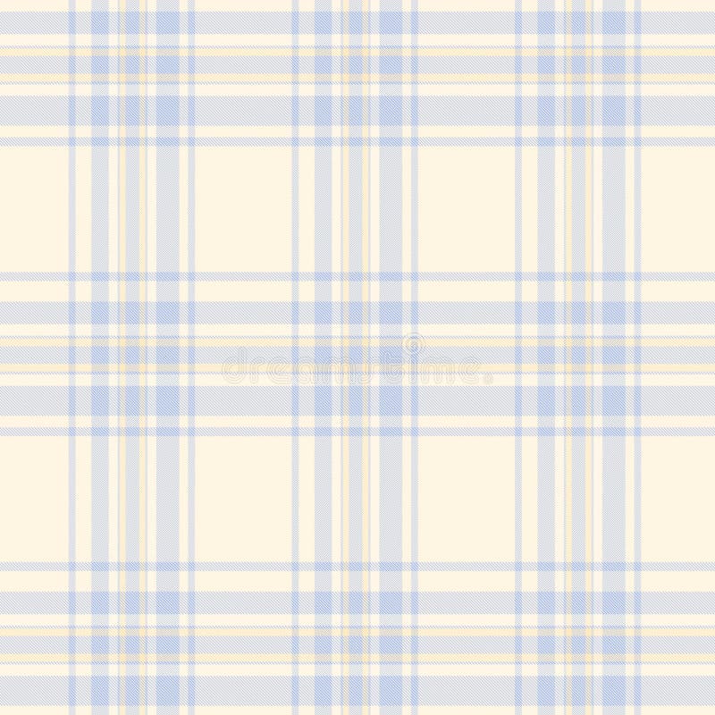 Illustration Pattern Plaid Soft Blue Lines with Soft Yellow Background ...