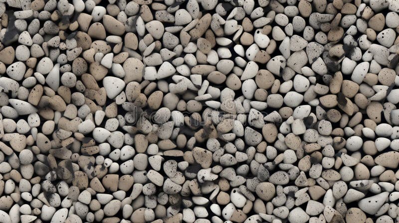 Pebble Stone Background Texture, Pile of Pebbles Stock Illustration ...