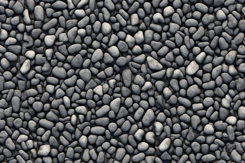 Pile of Grey Pebble Stones As Background Texture Close Up Stock ...