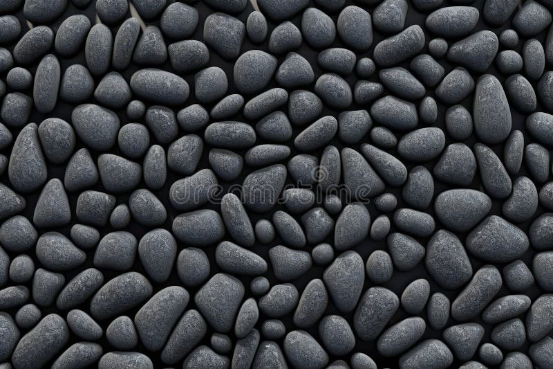 Black Pebble Stone Texture Background for Interior or Exterior Design ...
