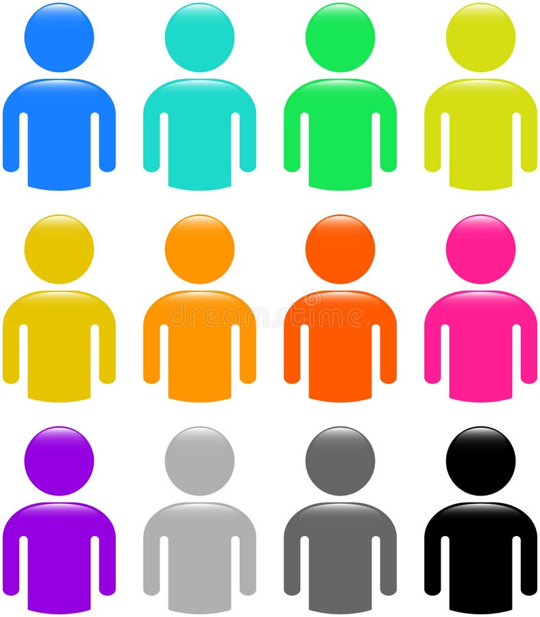 People Icon Illustration Set Stock Vector - Illustration of competition ...