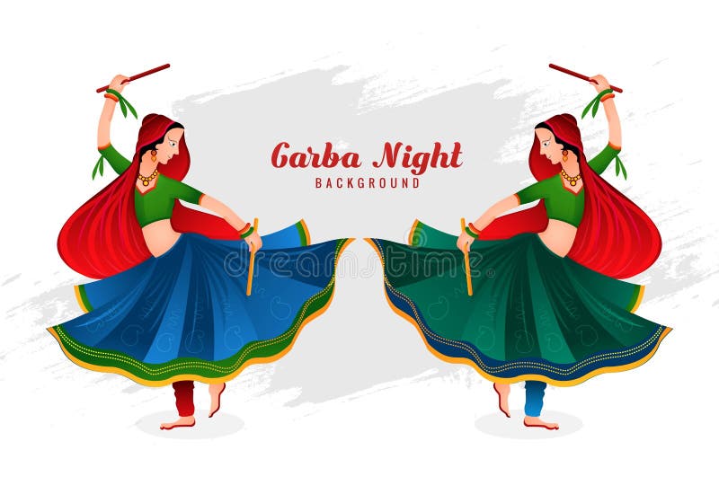 Garba Dance Stock Illustrations – 1,390 Garba Dance Stock Illustrations ...