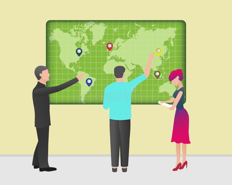 Illustration of People Planning the Concept of Business Investment Plan ...