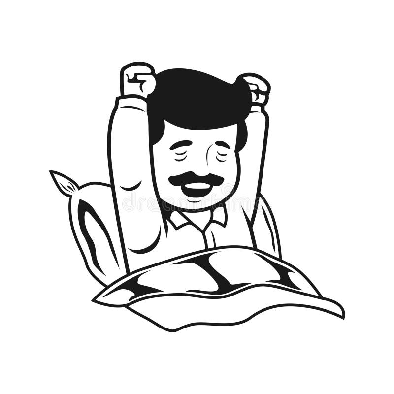 Drawing Man Waking Up Stock Illustrations – 84 Drawing Man Waking Up ...