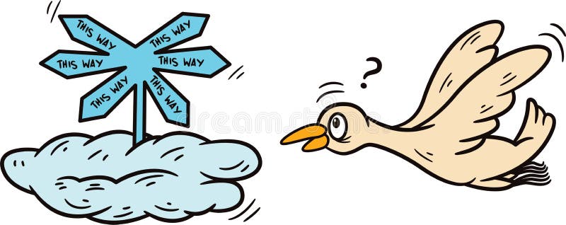 Illustration Perdue De Bande Dessinée D'oiseau Illustration de Vecteur ...