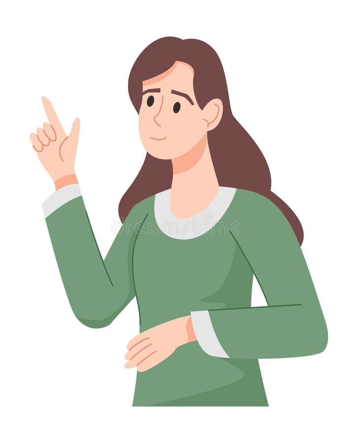 Person Wondering and Thinking, Character Discussing and Gesturing ...