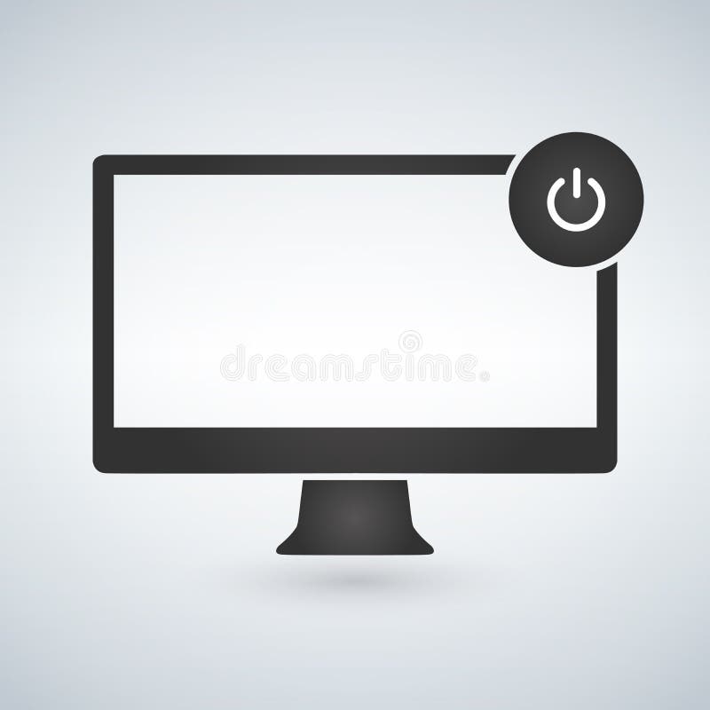 Shutdown Screen Computer Stock Illustrations – 125 Shutdown Screen ...