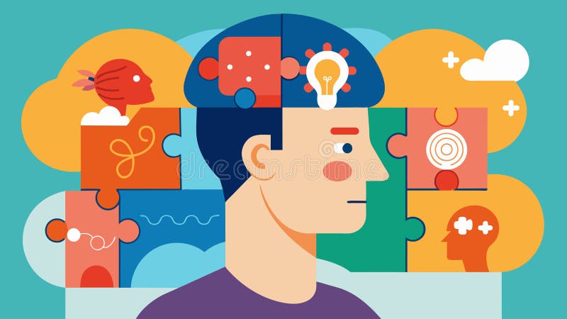 An Illustration of a Persons Mind with Various Doors and Windows ...