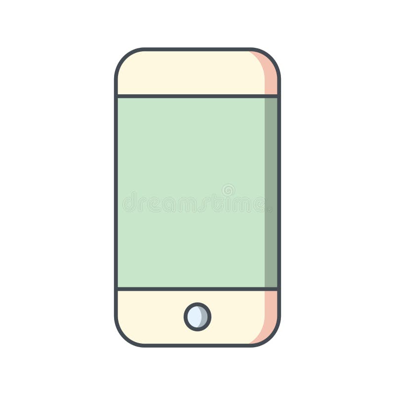 Illustration Phone Cell Icon Stock Illustration - Illustration of ...