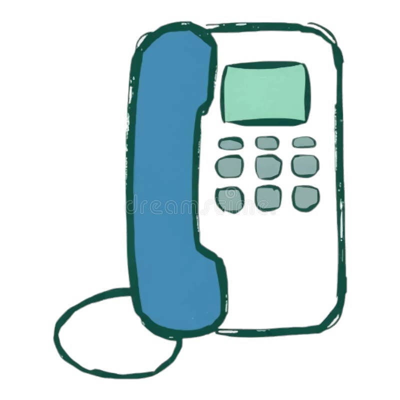 Illustration of Phone Representing Communication Stock Illustration ...