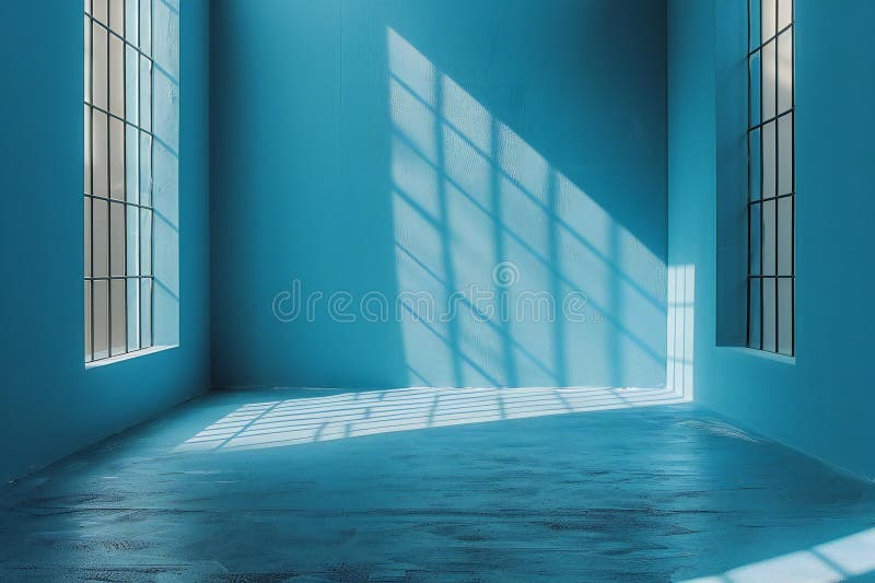 Photo of Light Blue Empty Studio Background for Product Display Stock ...