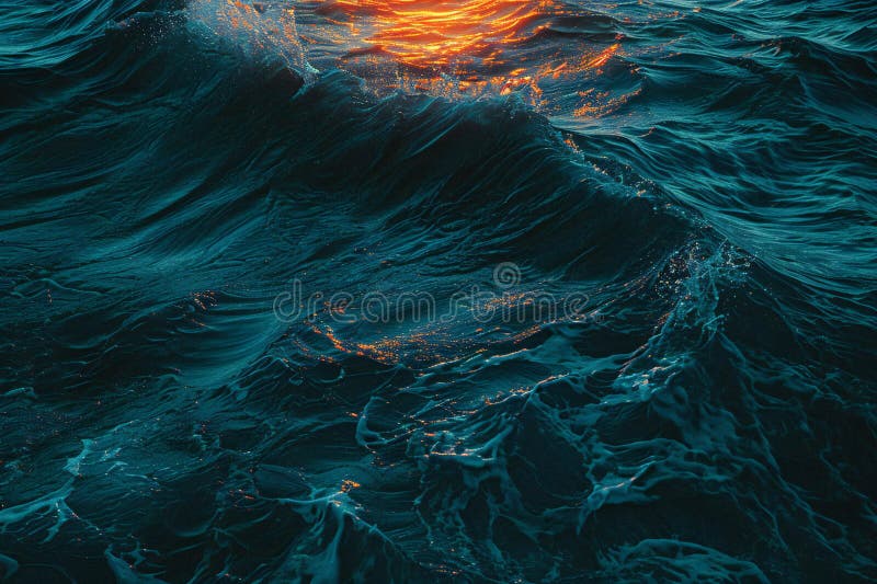 Photograph of Dark Blue Water, Waves, Texture , High Quality, High ...