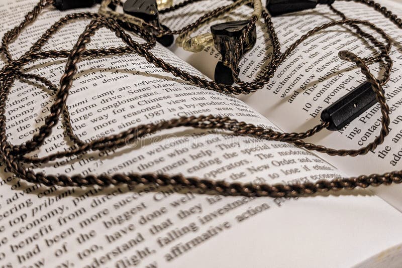 Illustration Photographic of with a Book Background and Headset Objects ...