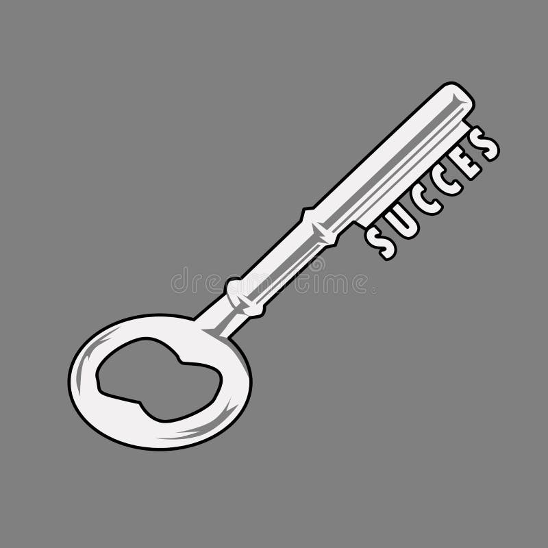 Illustration of a Picture of the Key To Success Stock Illustration ...