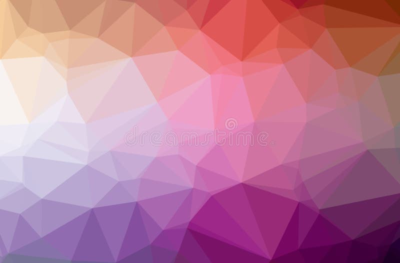 Illustration of Pink Abstract Polygon Nice Multicolor Background. Stock ...