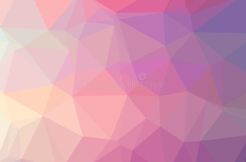 Illustration of Pink Abstract Polygonal Modern Multicolor Background ...