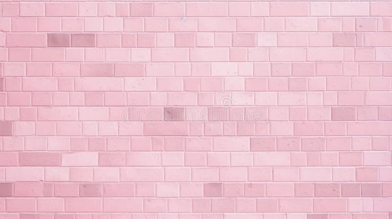 Pink Brick Wall Texture Background Stock Illustration - Illustration of ...