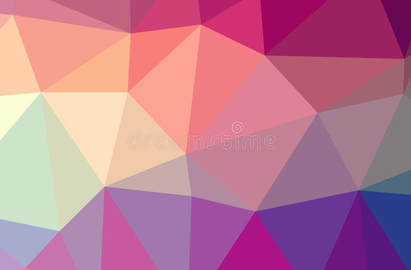 Illustration of Pink Low Poly Nice Multicolor Background. Stock ...
