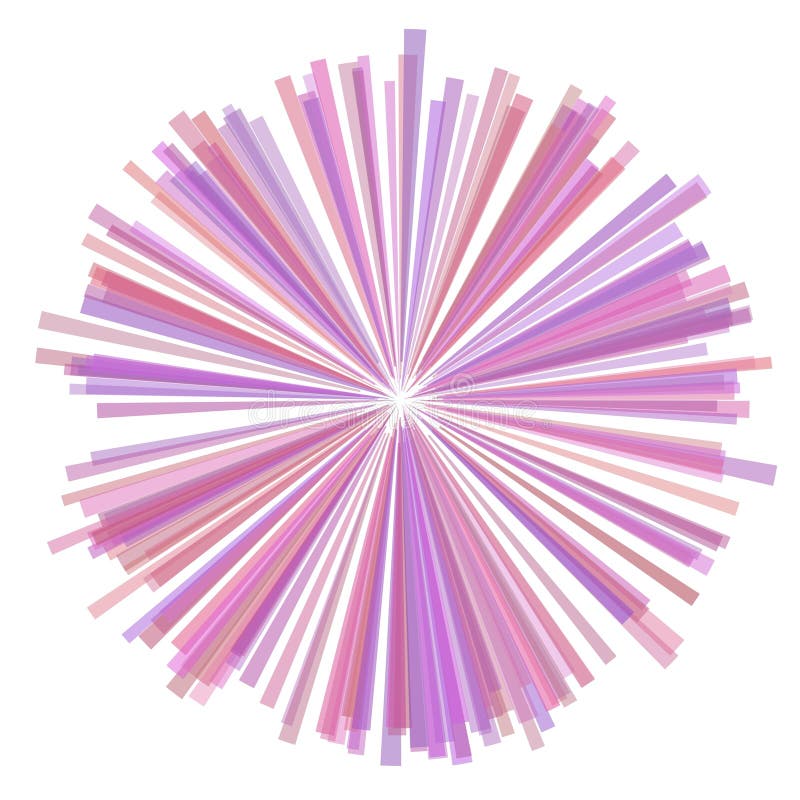 Pink, Purple, and Red Sunburst Circle Illustration. Stock Image ...