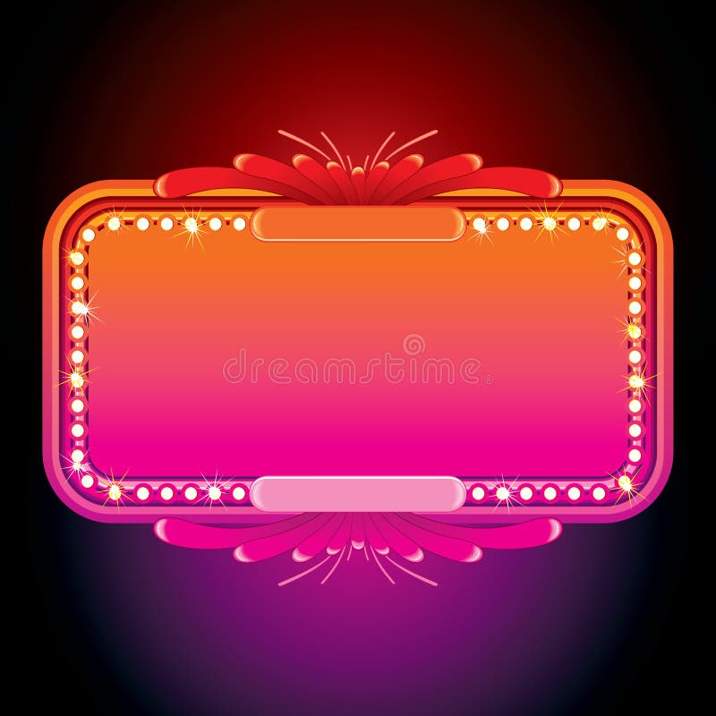 Neon sign stock vector. Illustration of illumination - 20870847