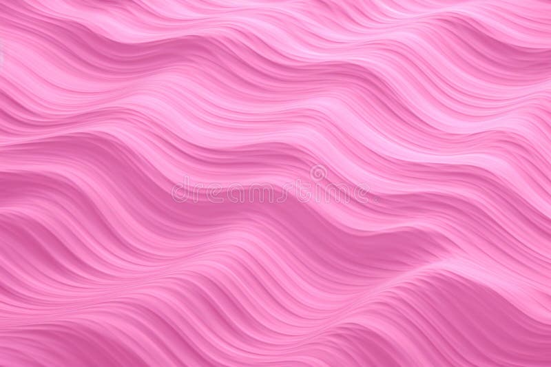 Pink Wavy Background, Vector Illustration Stock Illustration ...