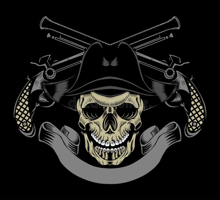 Skull Cross Guns Stock Illustrations 75 Skull Cross Guns Stock Illustrations Vectors