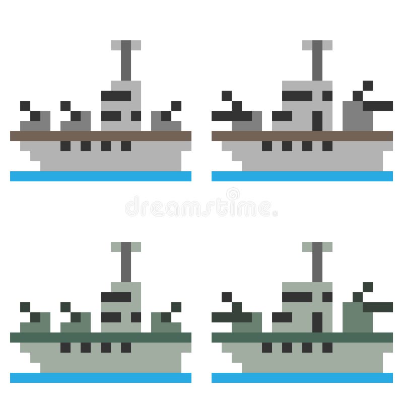 Pixel Art Boat Sea Stock Illustrations – 203 Pixel Art Boat Sea Stock ...
