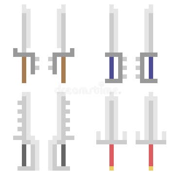 Pixel Art Dagger Stock Illustrations – 61 Pixel Art Dagger Stock ...