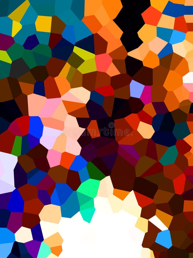 Illustration of Pixels Pattern with Various Bright Colors Creates an ...