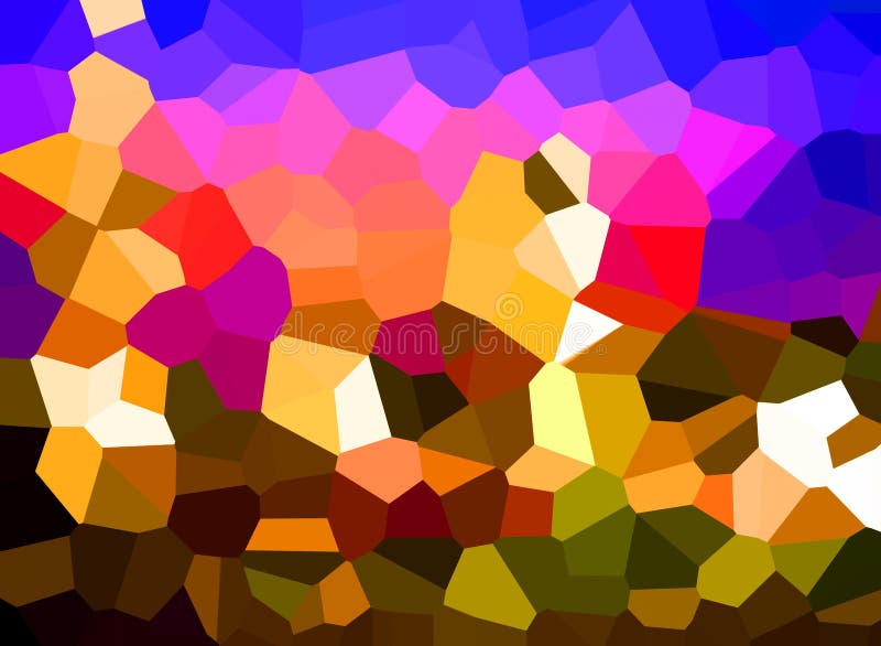 Illustration of Pixels Pattern with Various Bright Colors Creates an ...