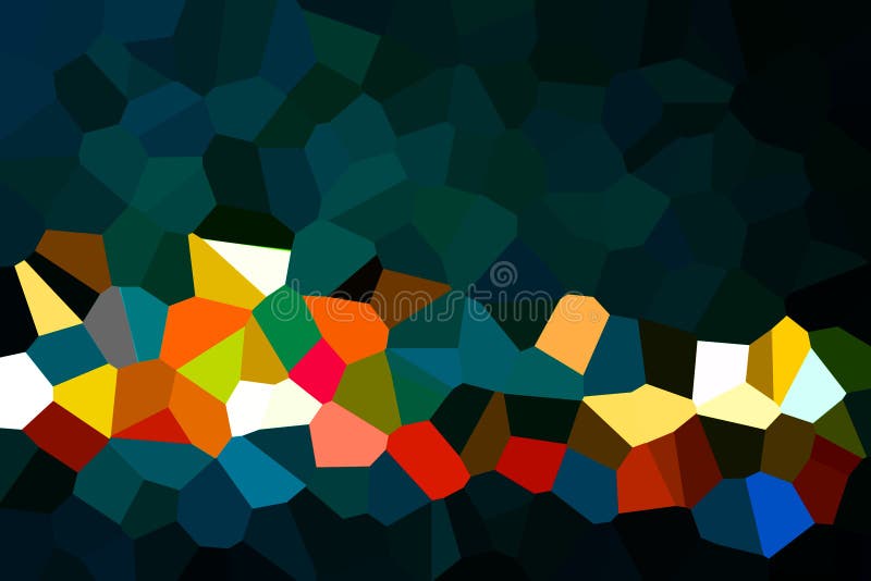 Illustration of Pixels Pattern with Various Bright Colors Creates an ...