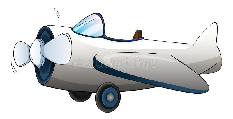 Cute little plane stock vector. Illustration of cartoon - 30013050