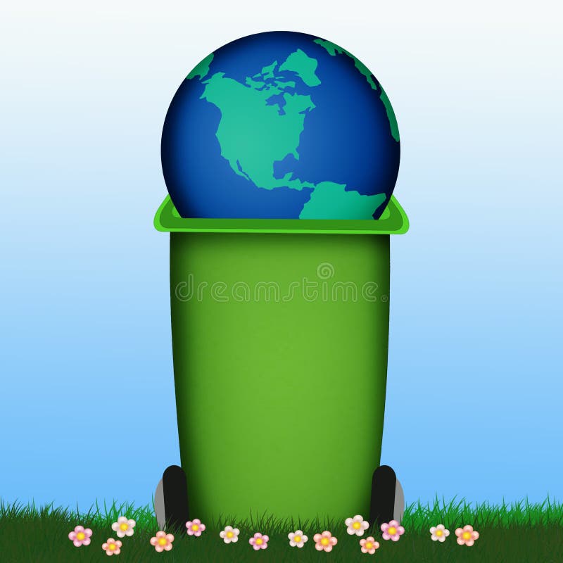 The plastic world stock illustration. Illustration of stop - 164414941