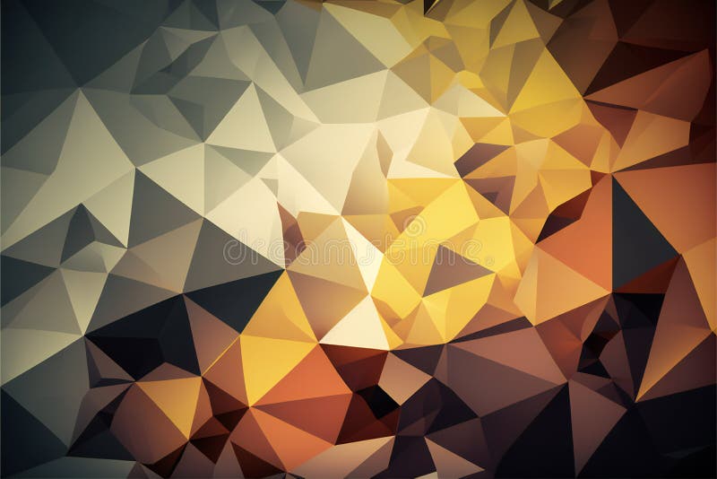 Polygon Patterned Background, Digital Illustration Painting, Abstract ...